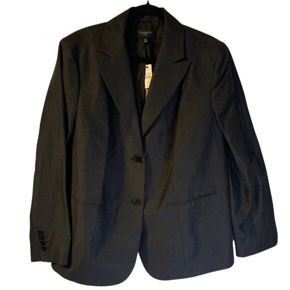 Talbots | Jackets & Coats | Talbots Kate Fit Blazer Womens Plus Sz 8w ...
